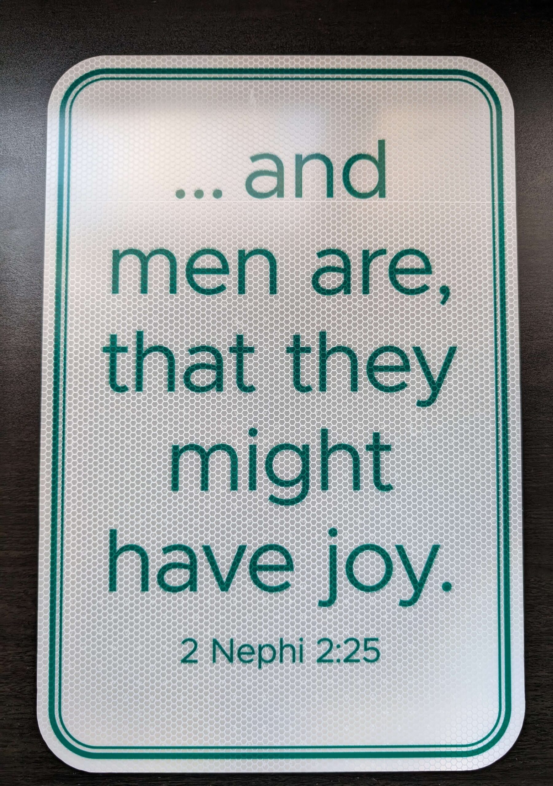 Create Your Own Personalized Sign with a Bible or Book of Mormon Quote